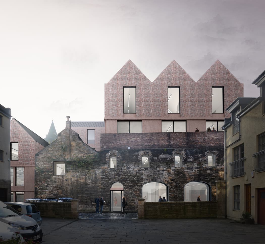 Proposed new office development for Edinburgh’s Canongate | 3DReid
