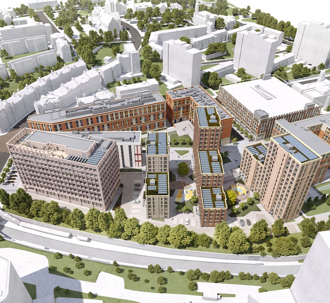 Mixed-use development plans submitted for Collegelands, Glasgow | 3DReid